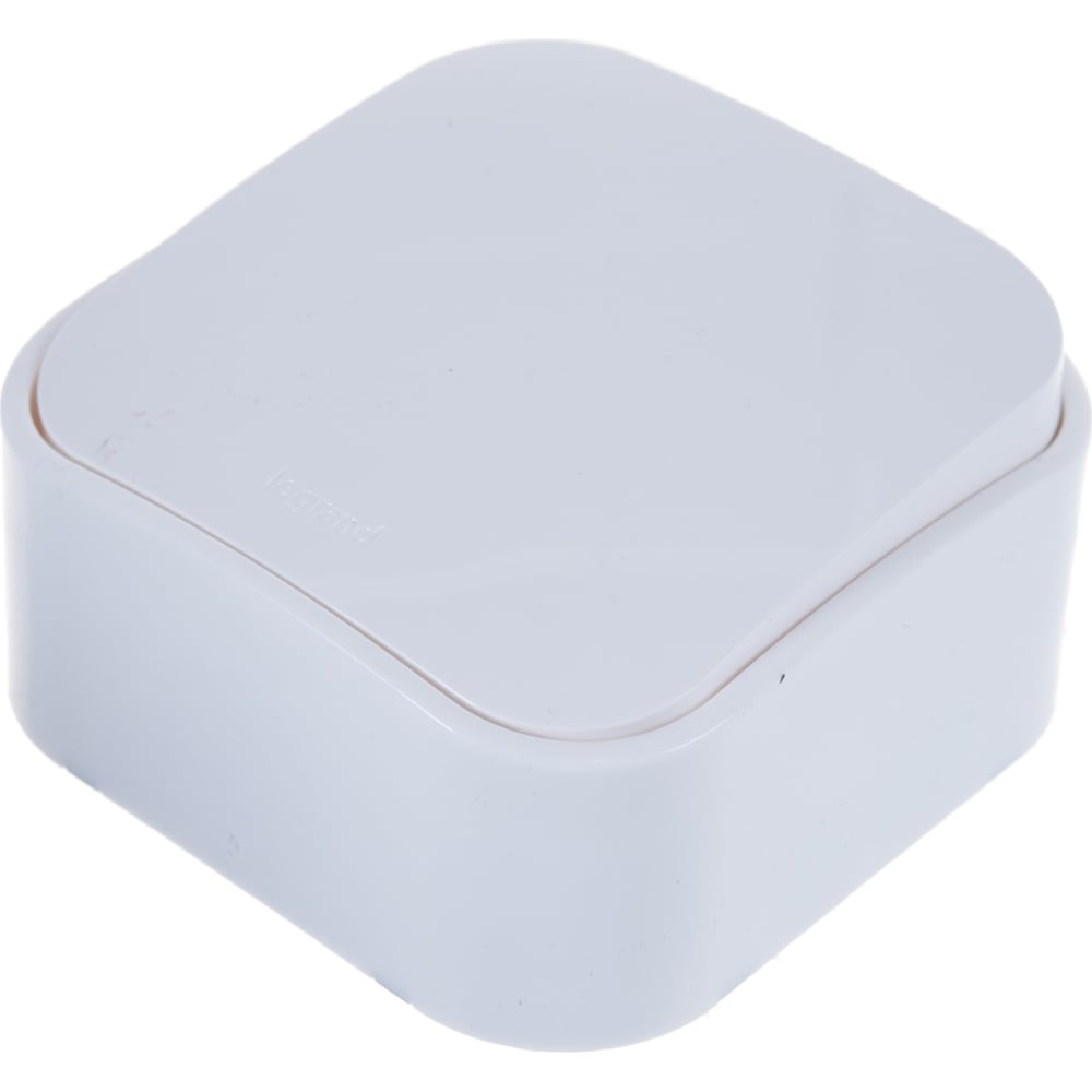 Выключатель Legrand одноклавишный Legrand Quteo IP20 10А 250В винтовые зажимы накладной монтаж белый 782200