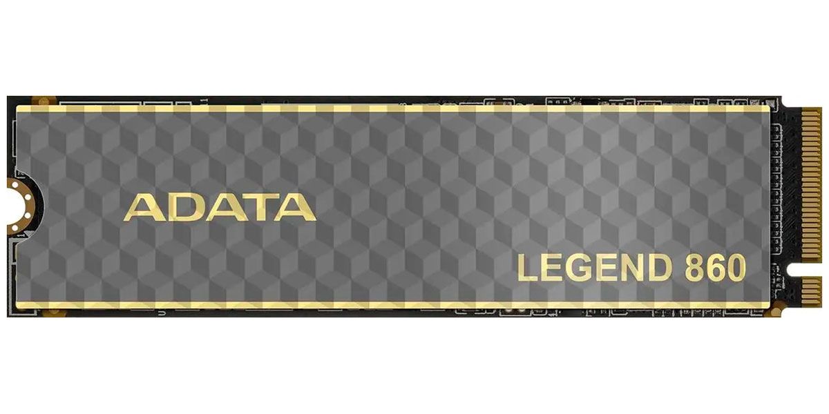 SLEG-860-1000GCS / SSD накопитель A-Data Legend 860 1ТБ, M.2 2280, PCIe 4.0 x4, NVMe, M.2 sleg-86