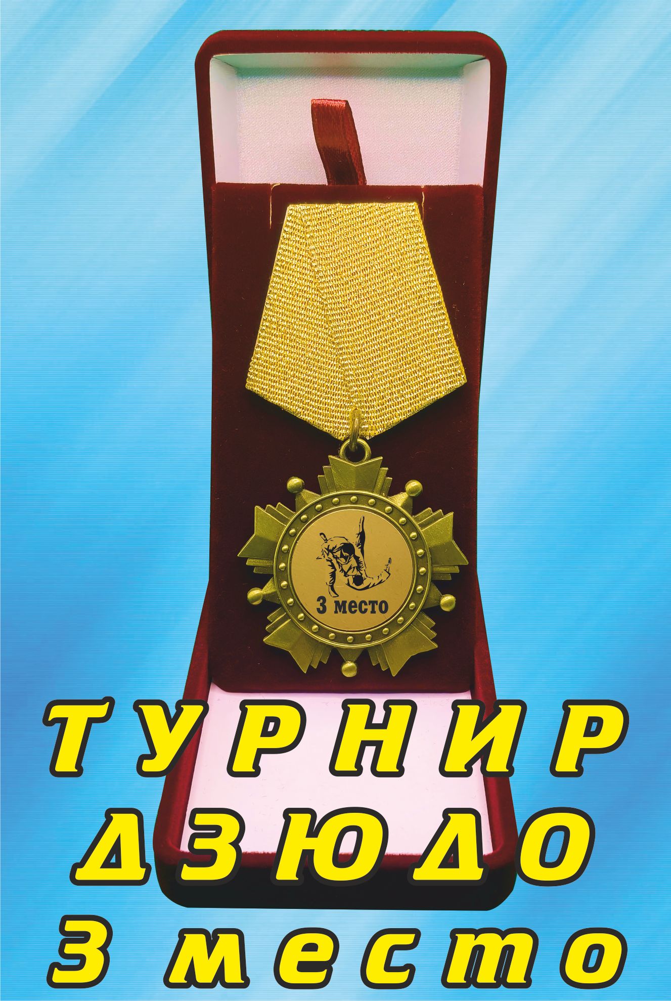 Медаль орден "Турнир по дзюдо, 3 место".