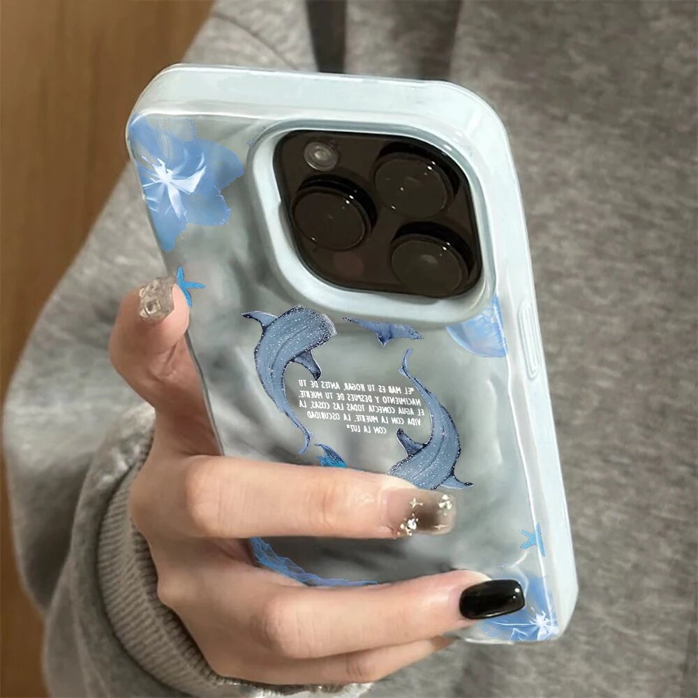 Противоударный Силиконовый Чехол Oceanic Sculpture Meteor Effect Из iPhone 15 Pro Max, SC15-LA-P9687