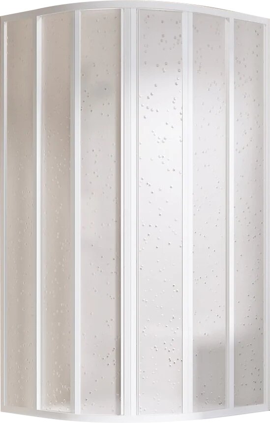 Душевой уголок Ravak Supernova SKKP6-90 195 без поддона, 90x90, с матовым стеклом, раздвижной, белый