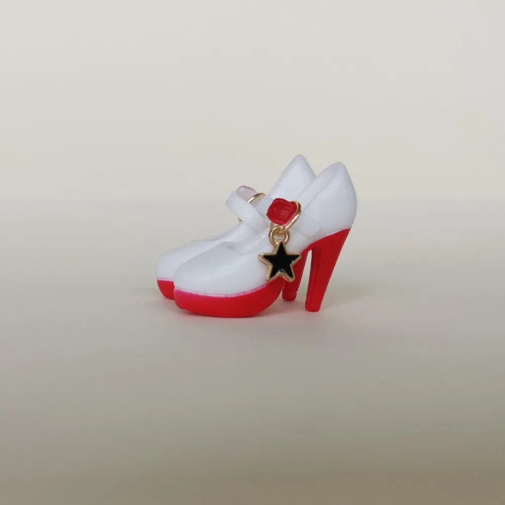 Кукольные туфли Mary Jane, белый, 1/6 BJD, 30 см