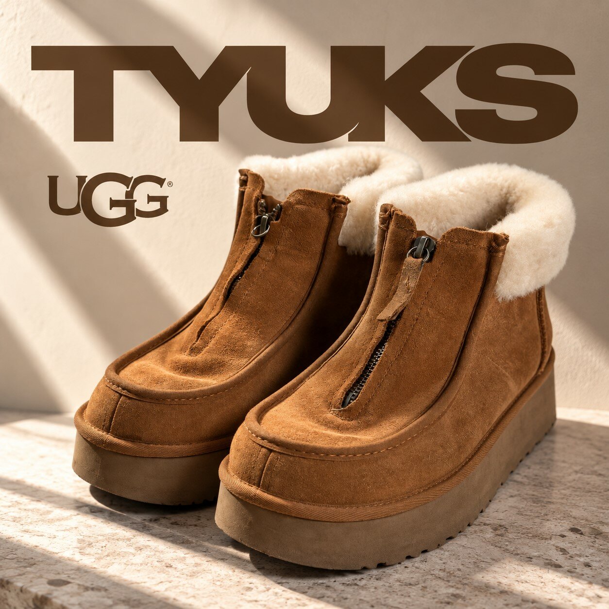 Угги UGG UGG Funkette Boot Chestnut