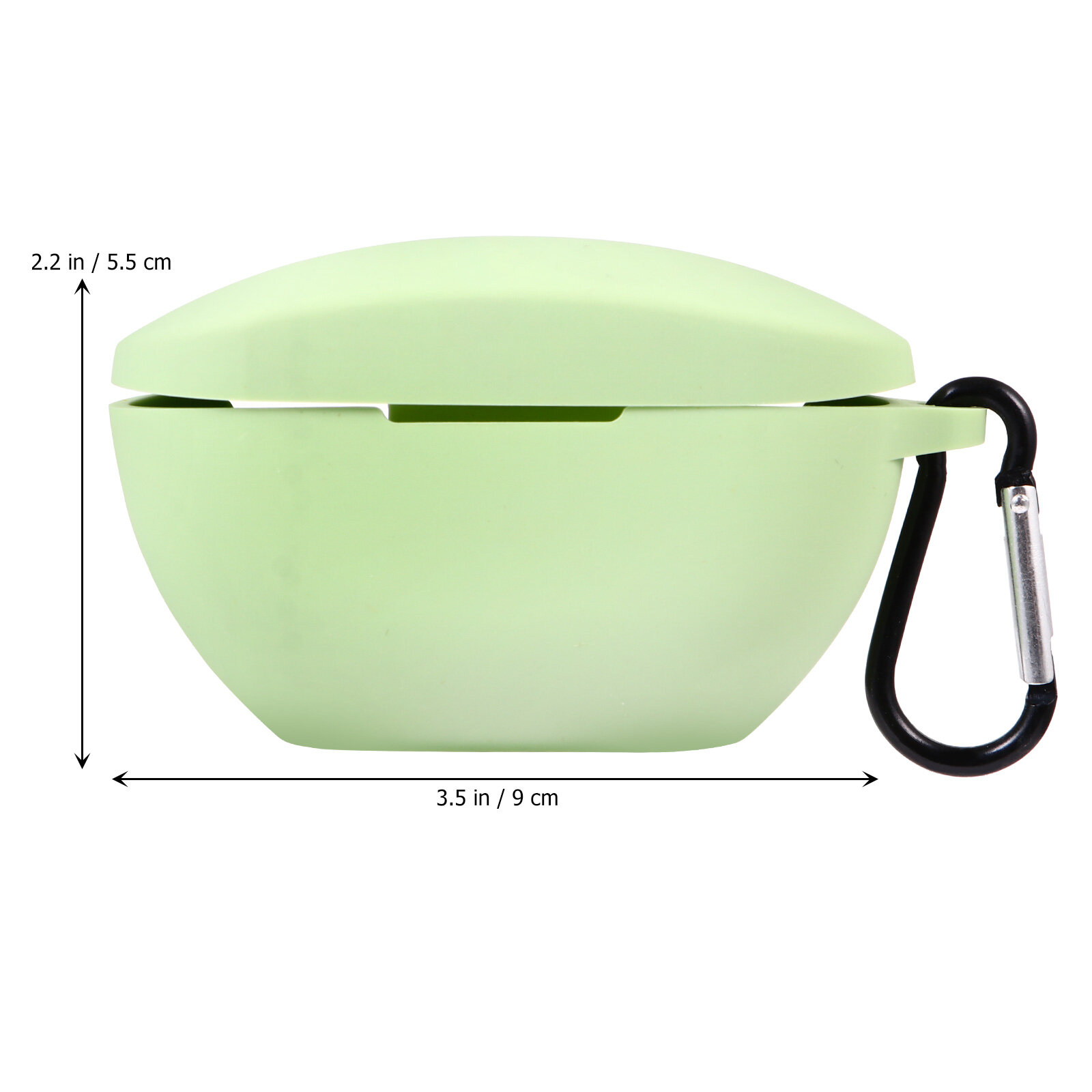 Чехол Для Наушников Wireless Headset 1 Шт Зеленый 9X5 5X3 2Cm С Креплением Из Силикона