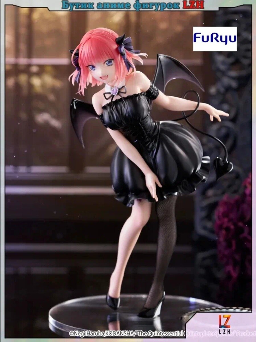 Аниме Фигурка FuRyu The Quintessential Quintuplets BiCute Dark Накано Нину(Nakano Nino) 24см (LZH)
