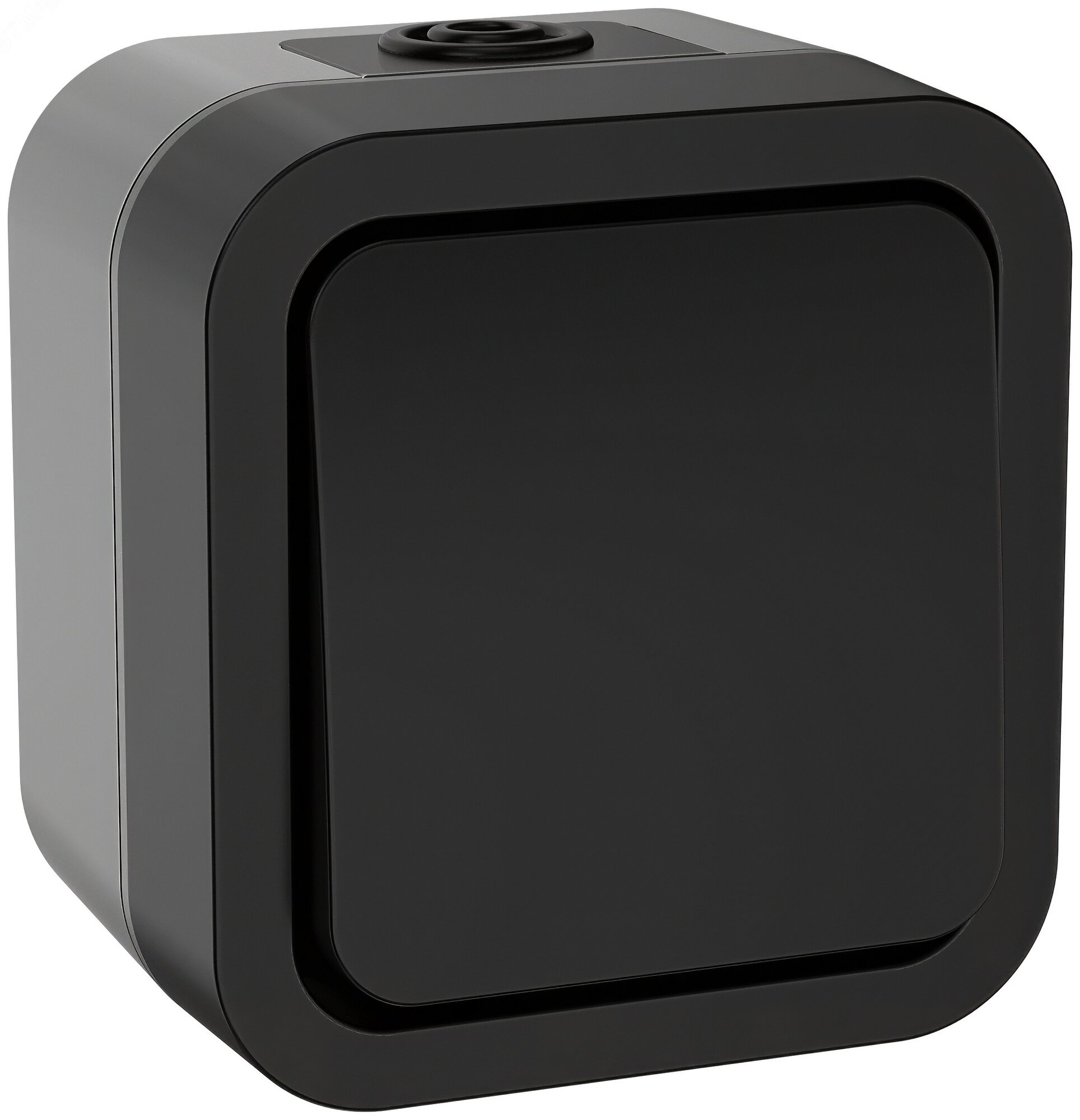 Выключатель кнопочный TORS 10А IP55 графит