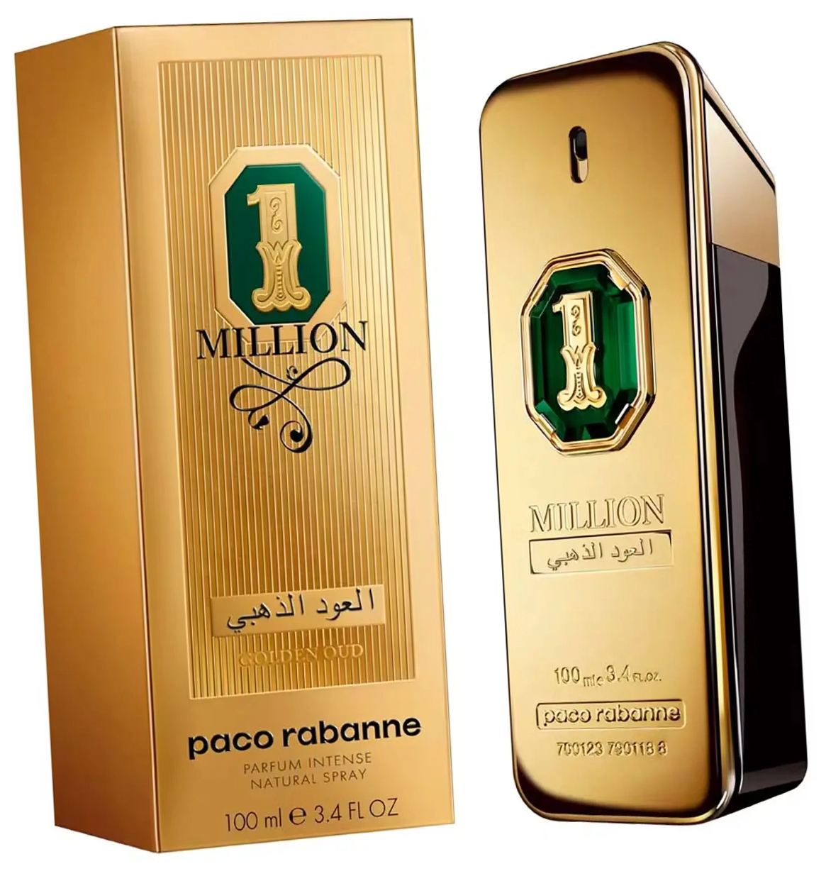 Духи Пако Рабан 1 Миллион Голден Уд миниатюра 1.5 / Пробник аромата Paco Rabanne 1 Million Golden Oud / Сэмпл парфюма