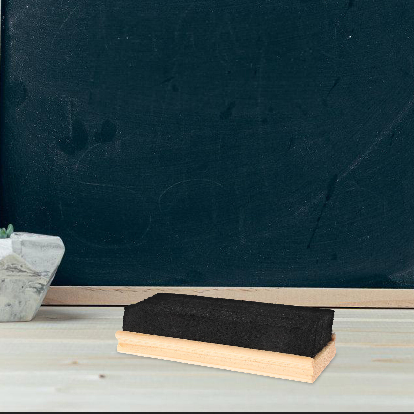 Ластик Для Доски Набор Из 5 Штук Черный Размер 13.20X5.20X3.00Cm
