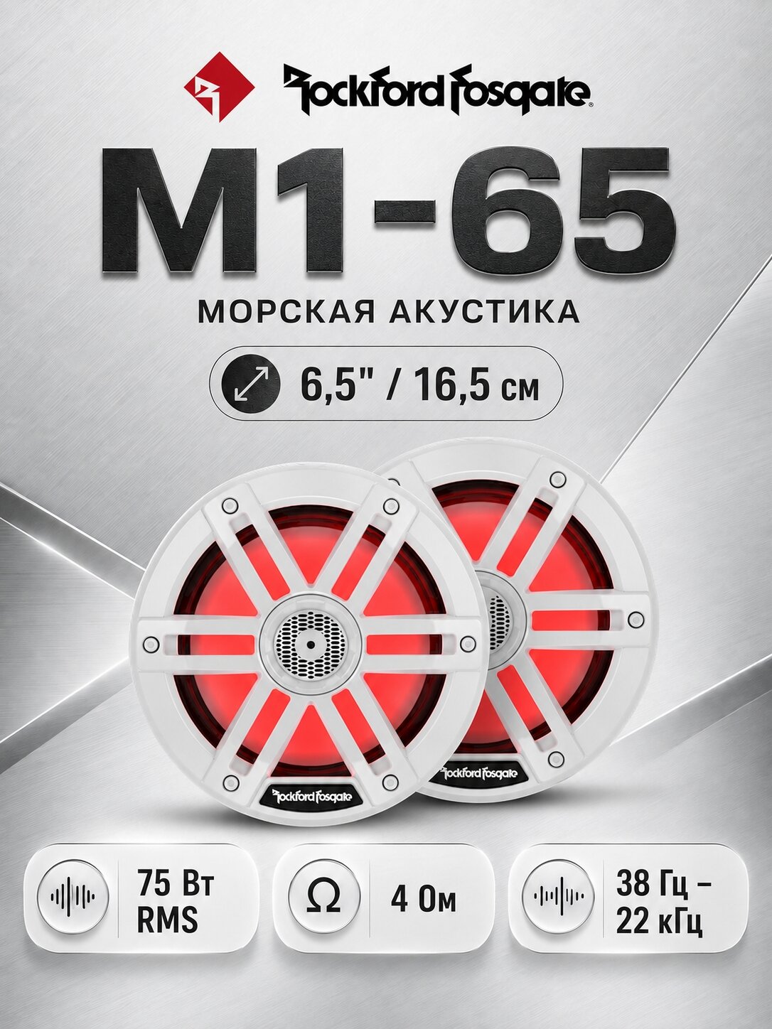 Динамики морские Rockford Fosgate M1-65
