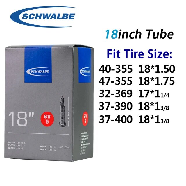 SCHWALBE Внутренняя трубка для велосипедной шины 406/451 SV5