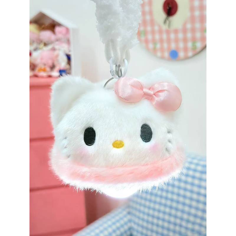 Ночник кукла мягкая игрушка rilakkuma в форме медузы в виде кошки для детей украшение на кровать hello kitty