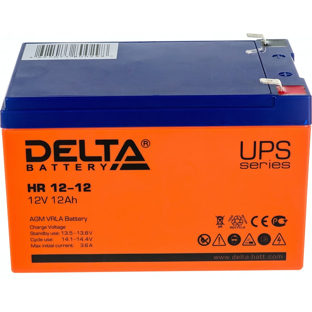 Батарея аккумуляторная Delta HR 12-12