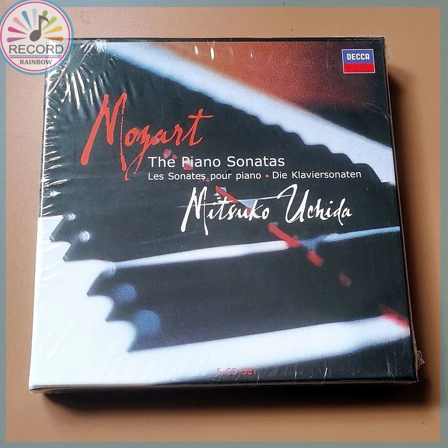CD Mozart: The Piano Sonatas Mitsuko Uchida 5-CDs CD GD02369 запечатанный совершенно новый альбом