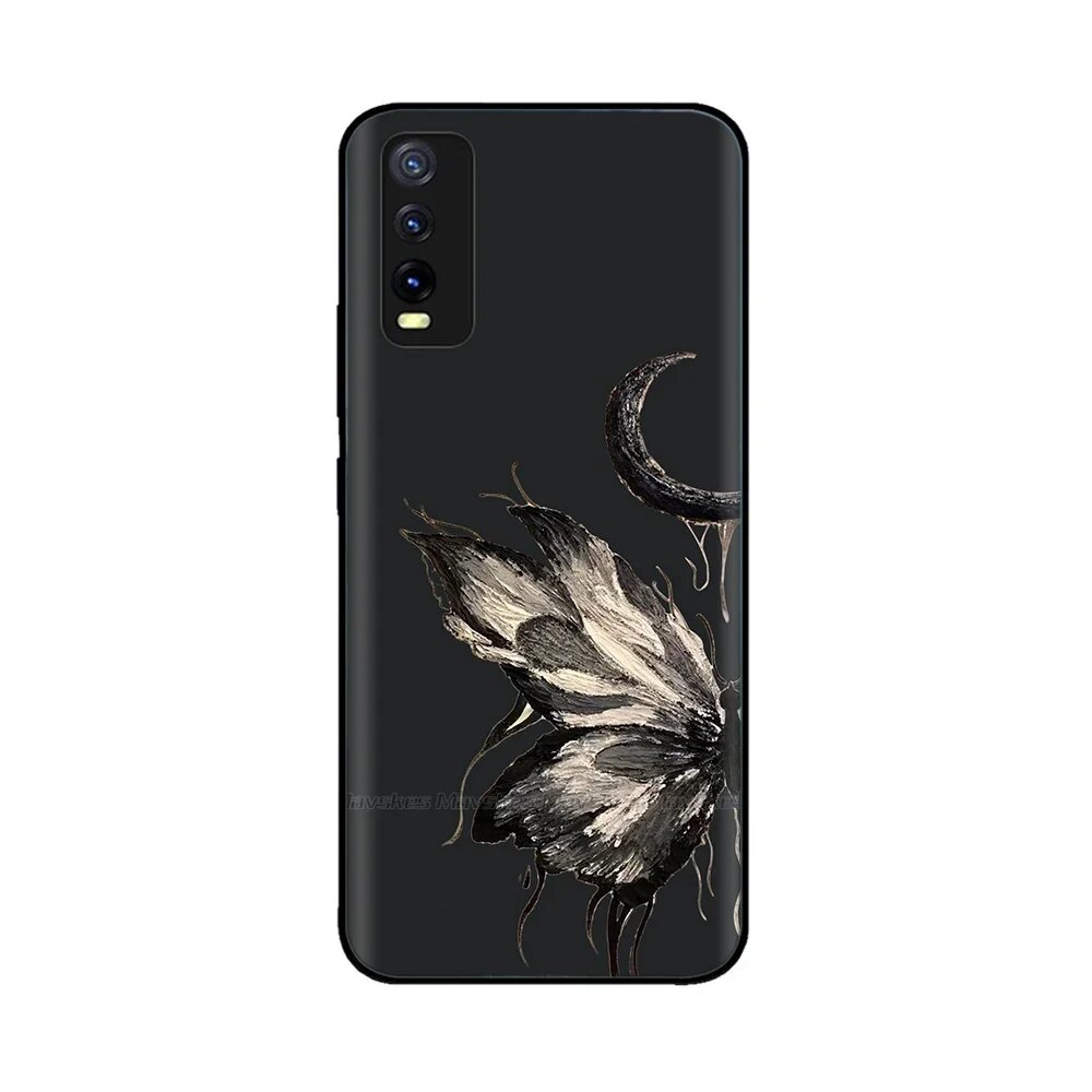 Чехол для телефона Vivo Y20 Y20i Y20a Y20s Vivo Y11s Y12s, мягкая Черный, 01682, For Vivo Y11s Y12s