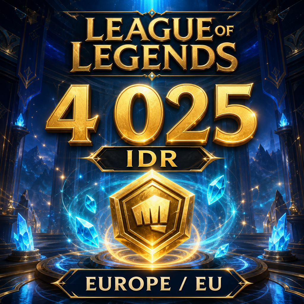 League of Legends 4025 RP / Riot Points / Пополнение LoL / Европа EU