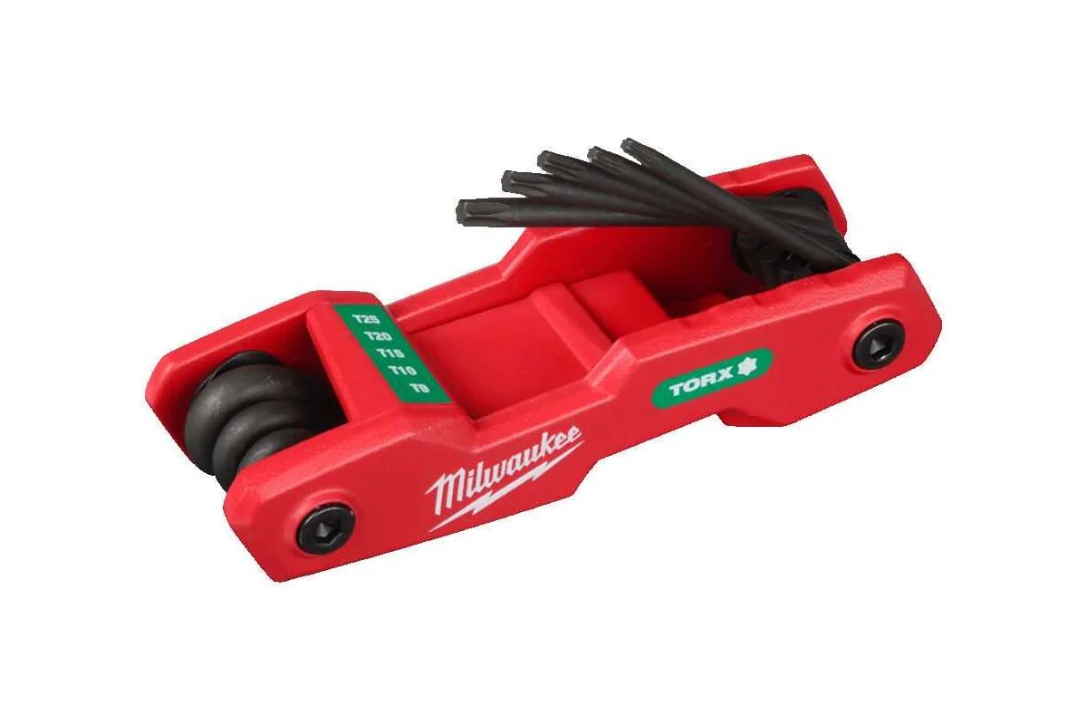 Набор из 8 складных Torx ключей Milwaukee T9-T40 арт.4932480979