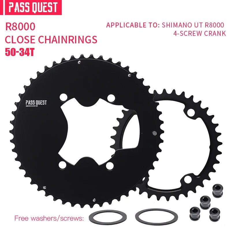 PASS QUEST R8000 50-34T звезда для Shimano