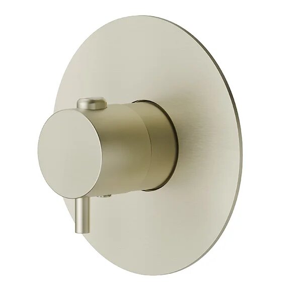 Термостатический смеситель встраиваемый Newform X-Steel 316 67670EX.59.098 pale gold