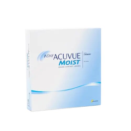 Контактные линзы 1-Day Acuvue Moist with Lacreon -3.00 /8.5/14.2 90шт