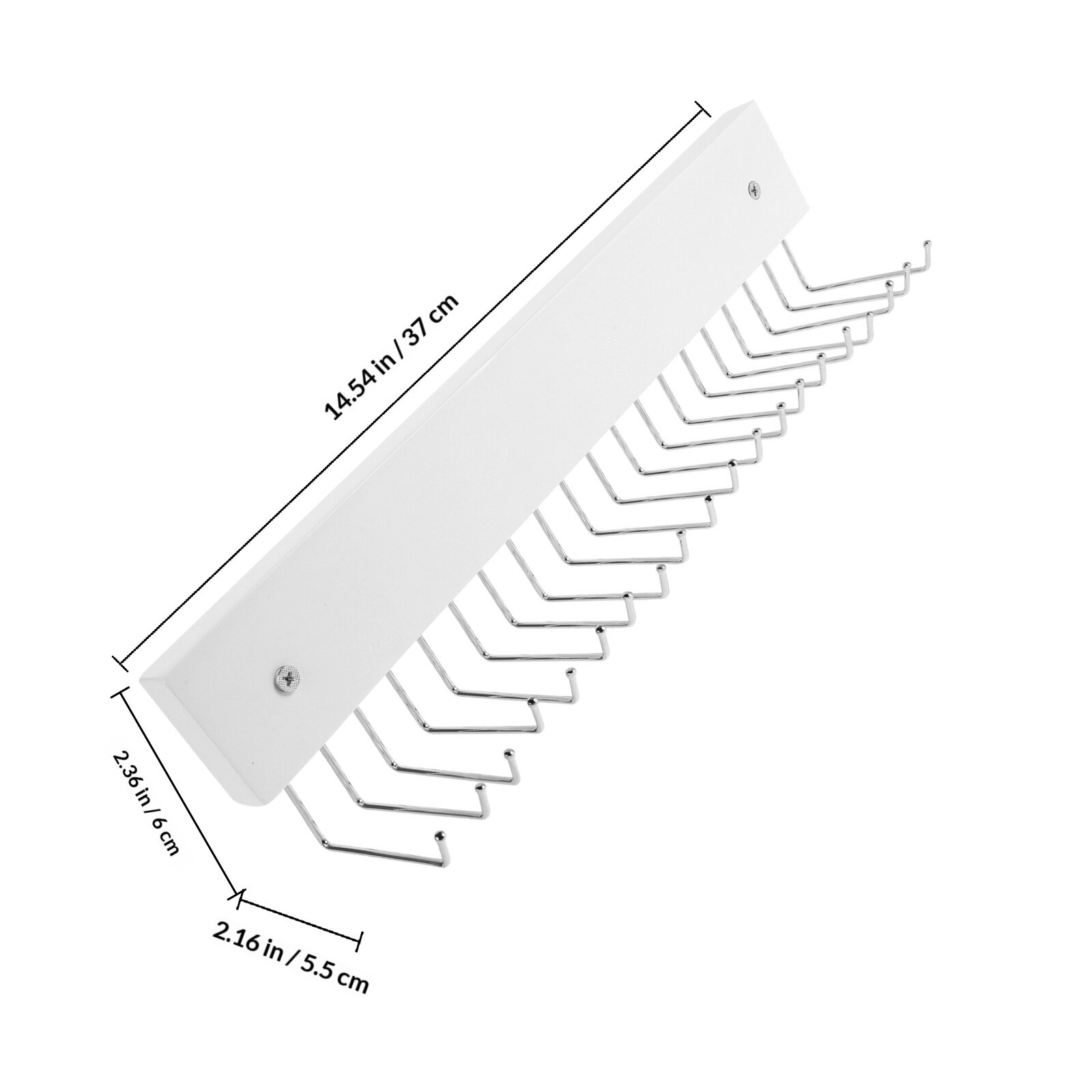 Вращающаяся Подставка Для Галстуков И Ремней На Стену 37.00X6.00X5.50Cm