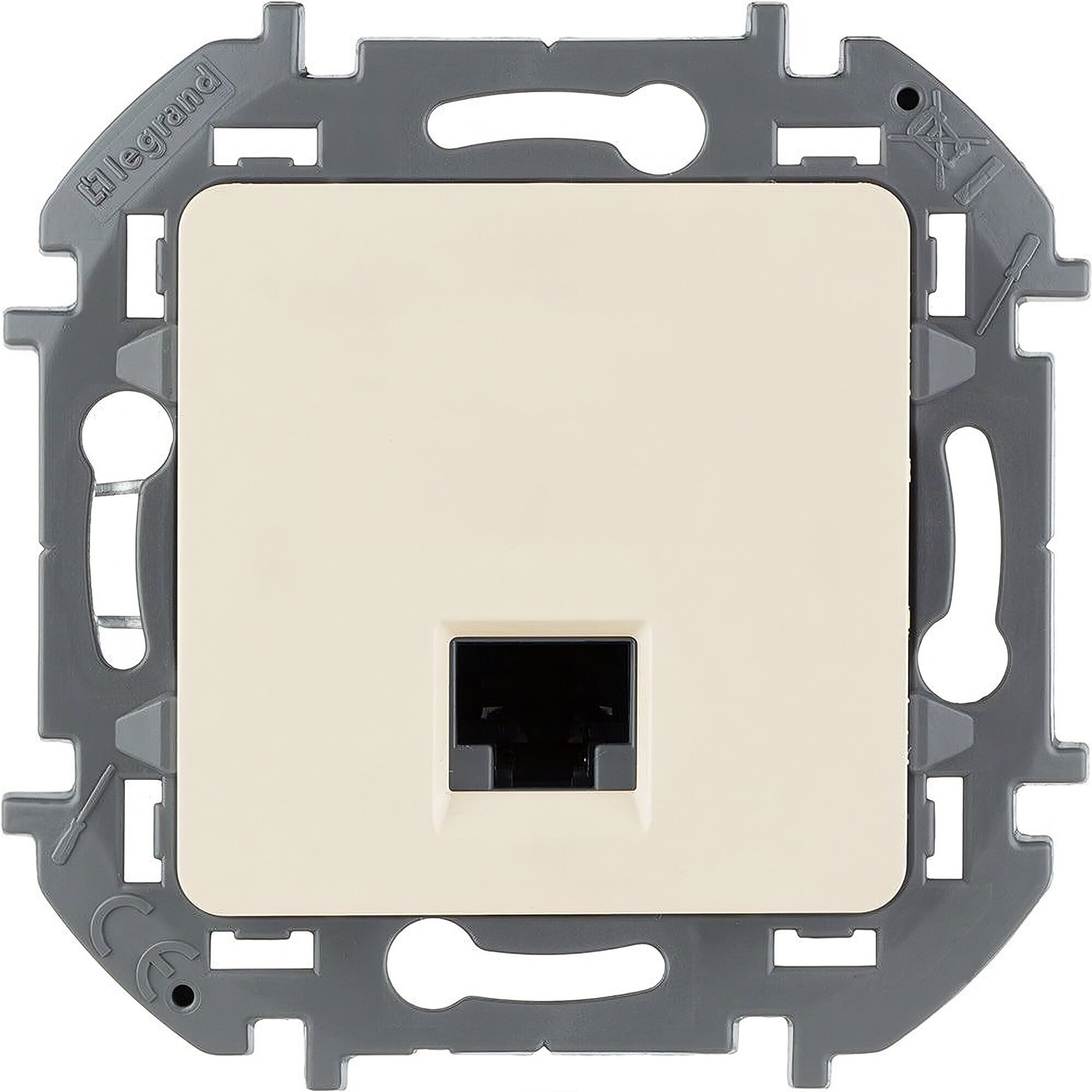 Розетка RJ-45 1 пост Legrand Inspiria слоновая кость