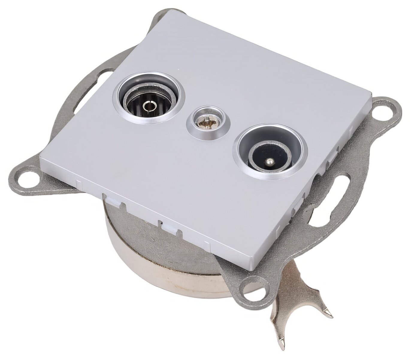 Механизм розетки GUSI ELECTRIC Ugra TV+ SAT, оконечной, СУ, серебро С11TS1-004