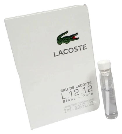 Сэмпл парфюма Lacoste Eau De Lacoste L 12 12 Blanc Pure 2 / Туалетная вода Лакост Л 12 12 Бланк пробник