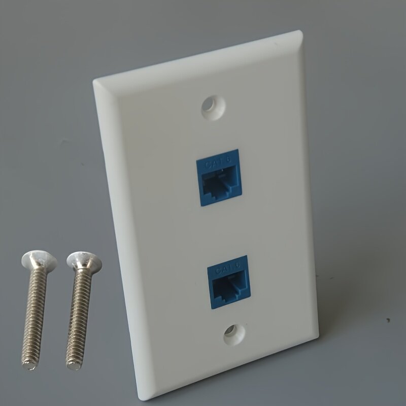 Настенная сетевая розетка RJ45 Cat.6, тип 120, 1 шт.