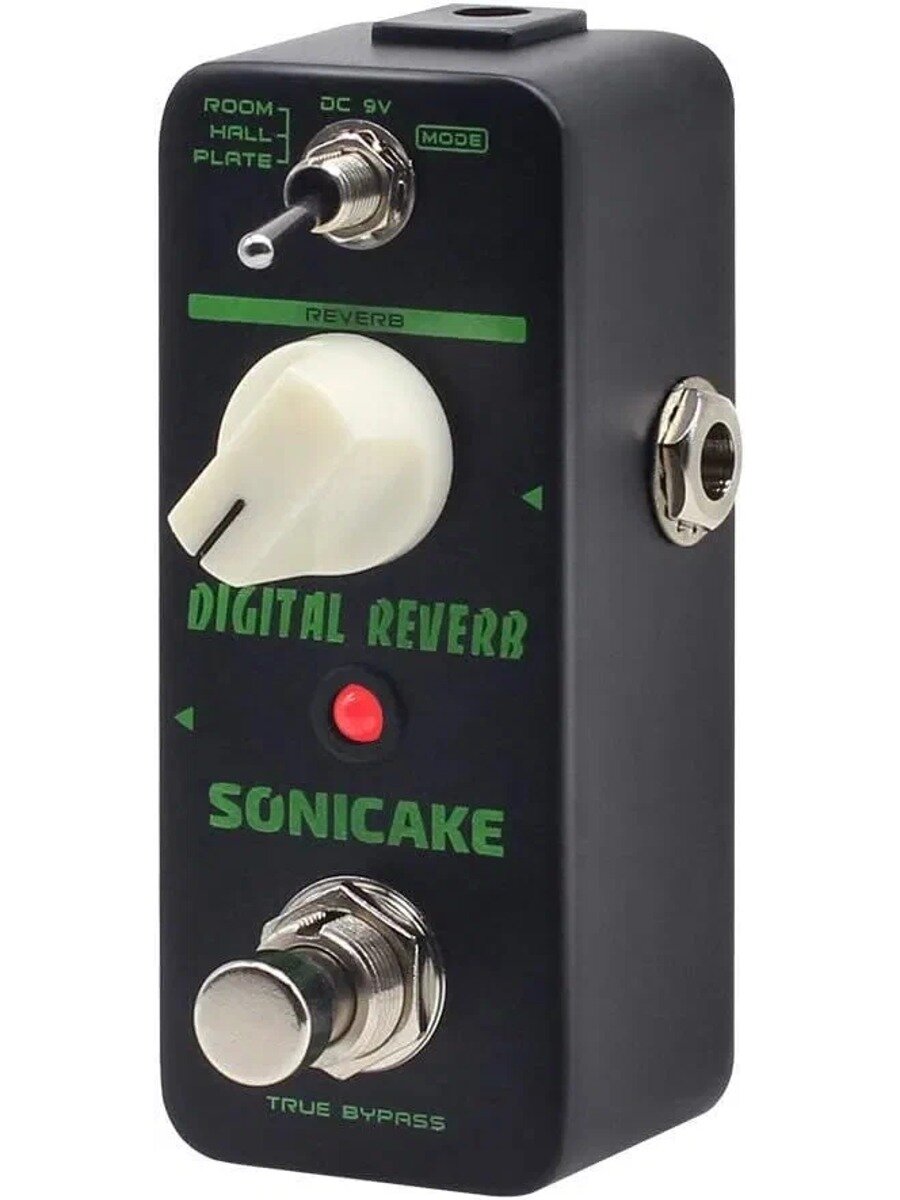 Гитарный напольный процессор эффектов , SONICAKE Digital Reverb,3 Режима реверберации