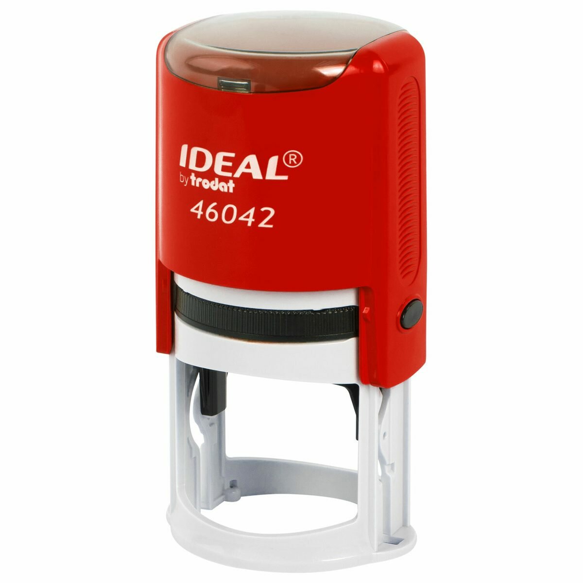Оснастка для печати Trodat Ideal 46042 (d=42мм, синий, корпус красный, крышка) (125311)