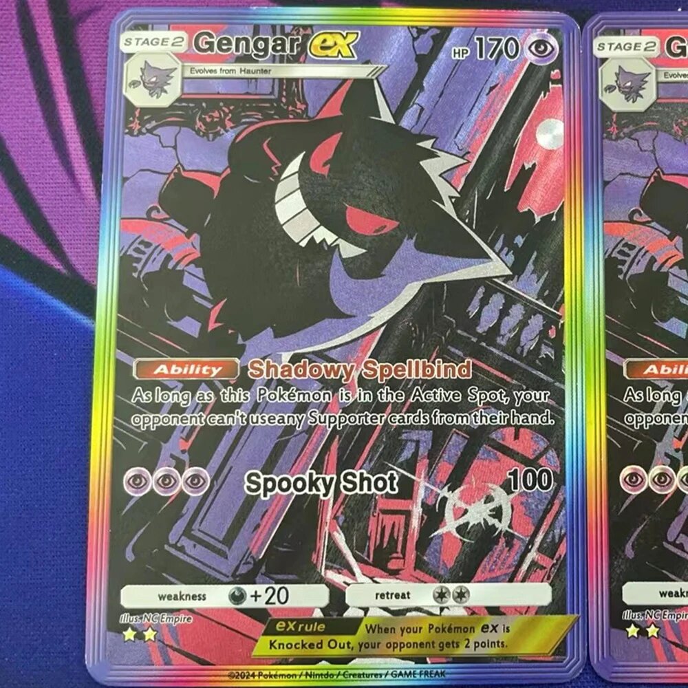 Коллекционная карта Gengar Ex 277/226 «Генетическая Мощь» Bandai Coarse Flash