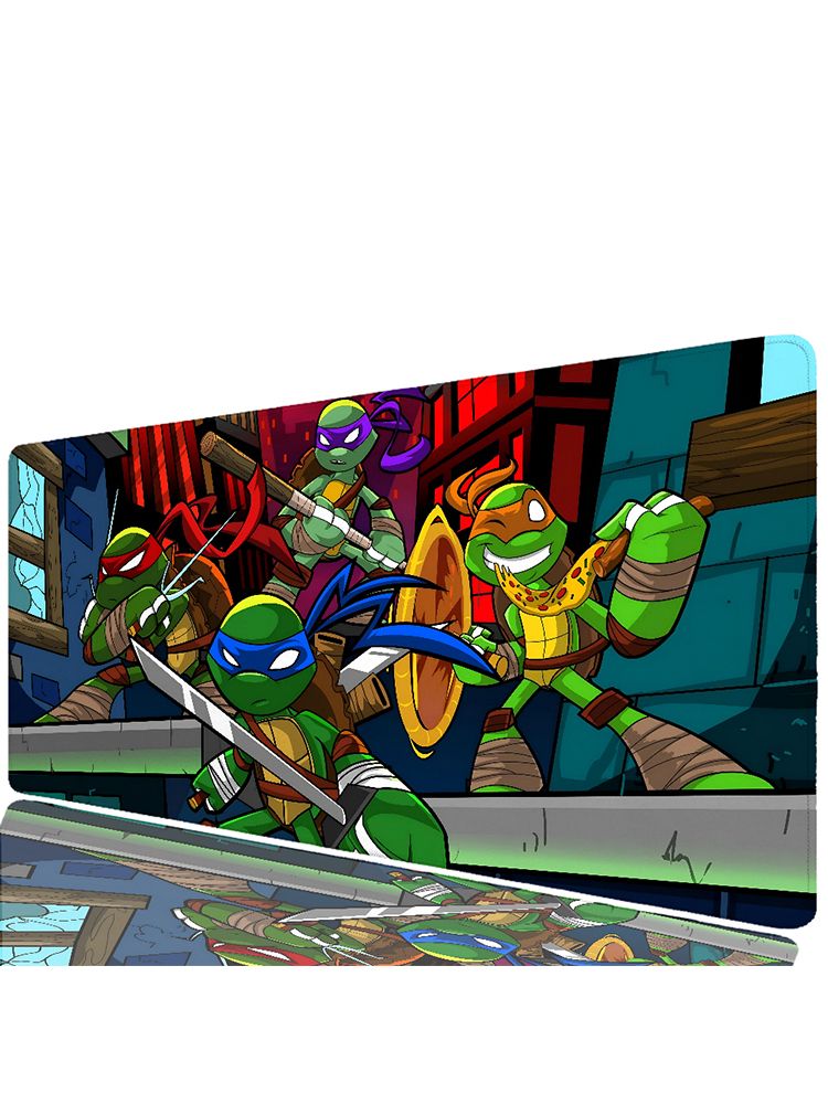 Turtles Мультяшный коврик для мыши с игровой клавиатурой ninja god ghost, ковер для рабочего стола ноутбука, печать рисунков высокой четкости, размер 400x900xxl
