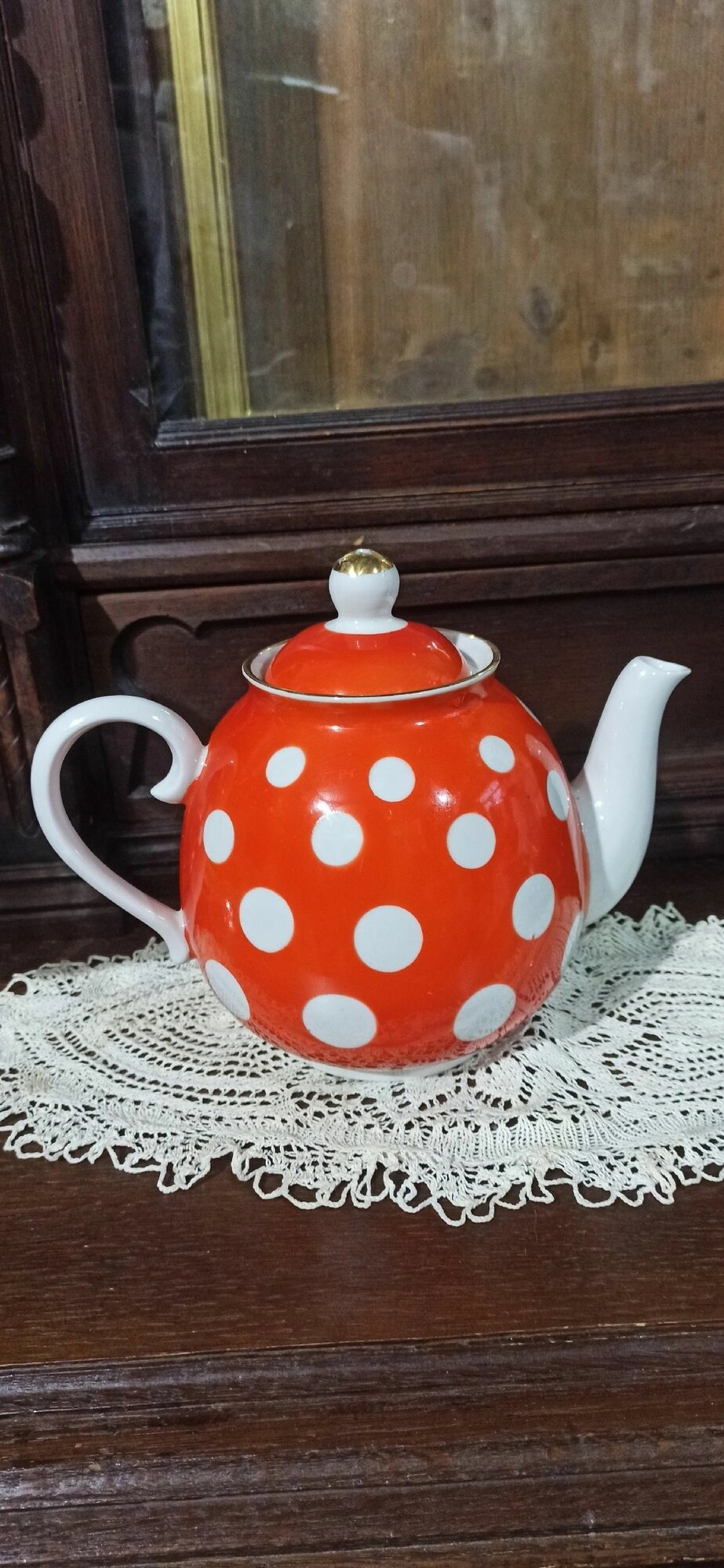 Заварочный чайник, Туймазинский фарфоровый завод, винтаж, СССР