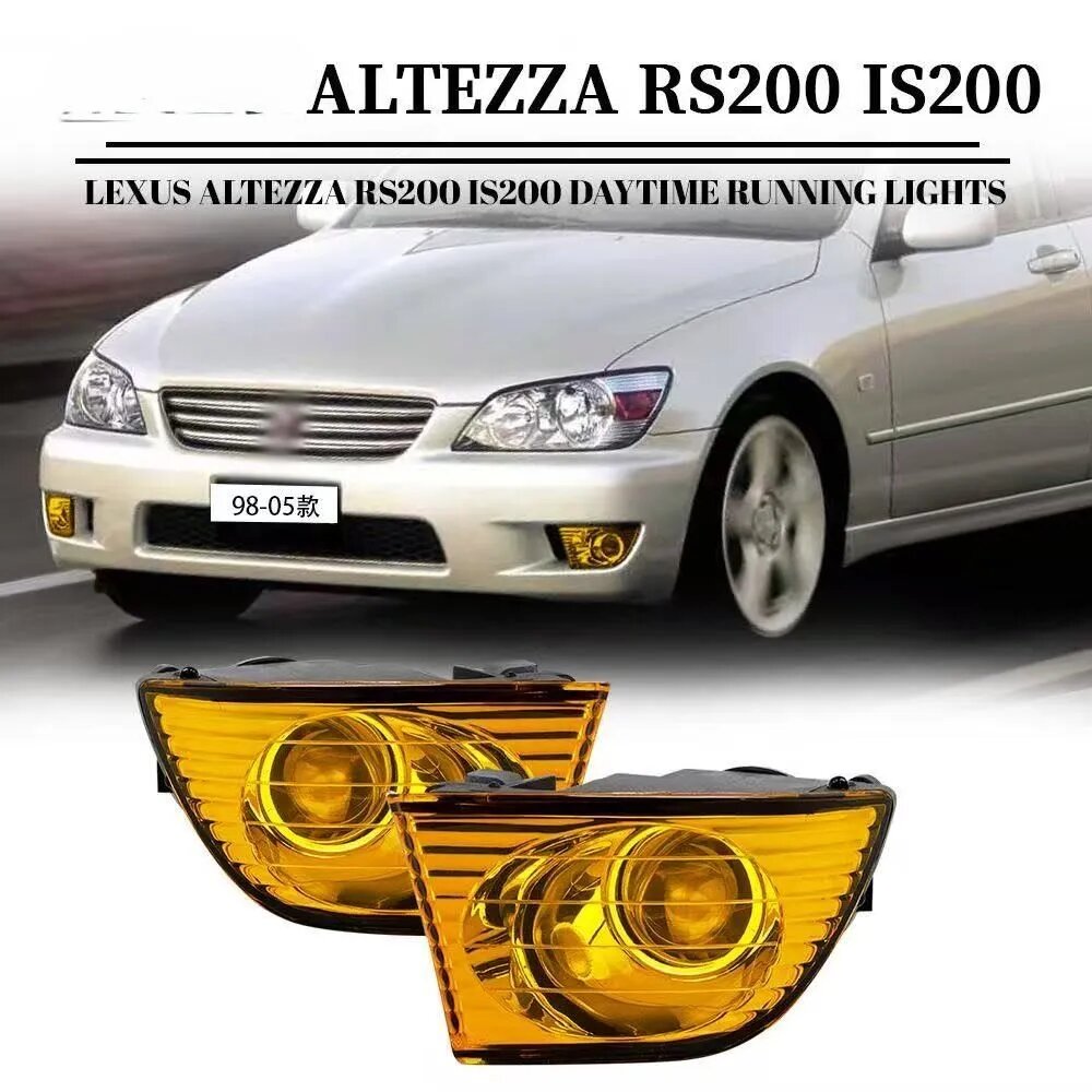 Фара автомобильная Toyota Altezza RS200 1998-2005, комплект 2 шт, желтая