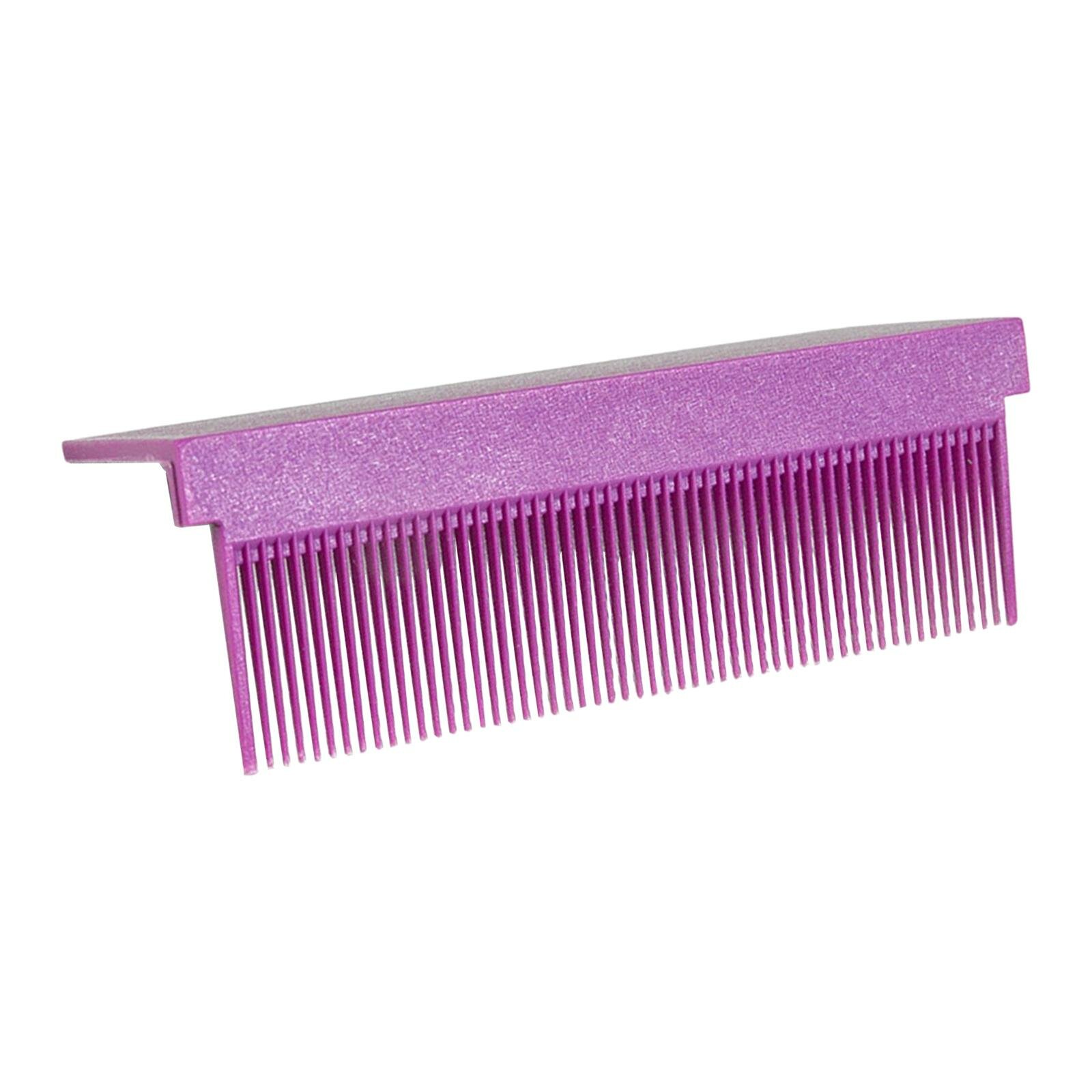 Насадка-гребень для выпрямления волос Barber Straighting Comb Attachment Fit Hair Straighting Flat Iron V Type Purple