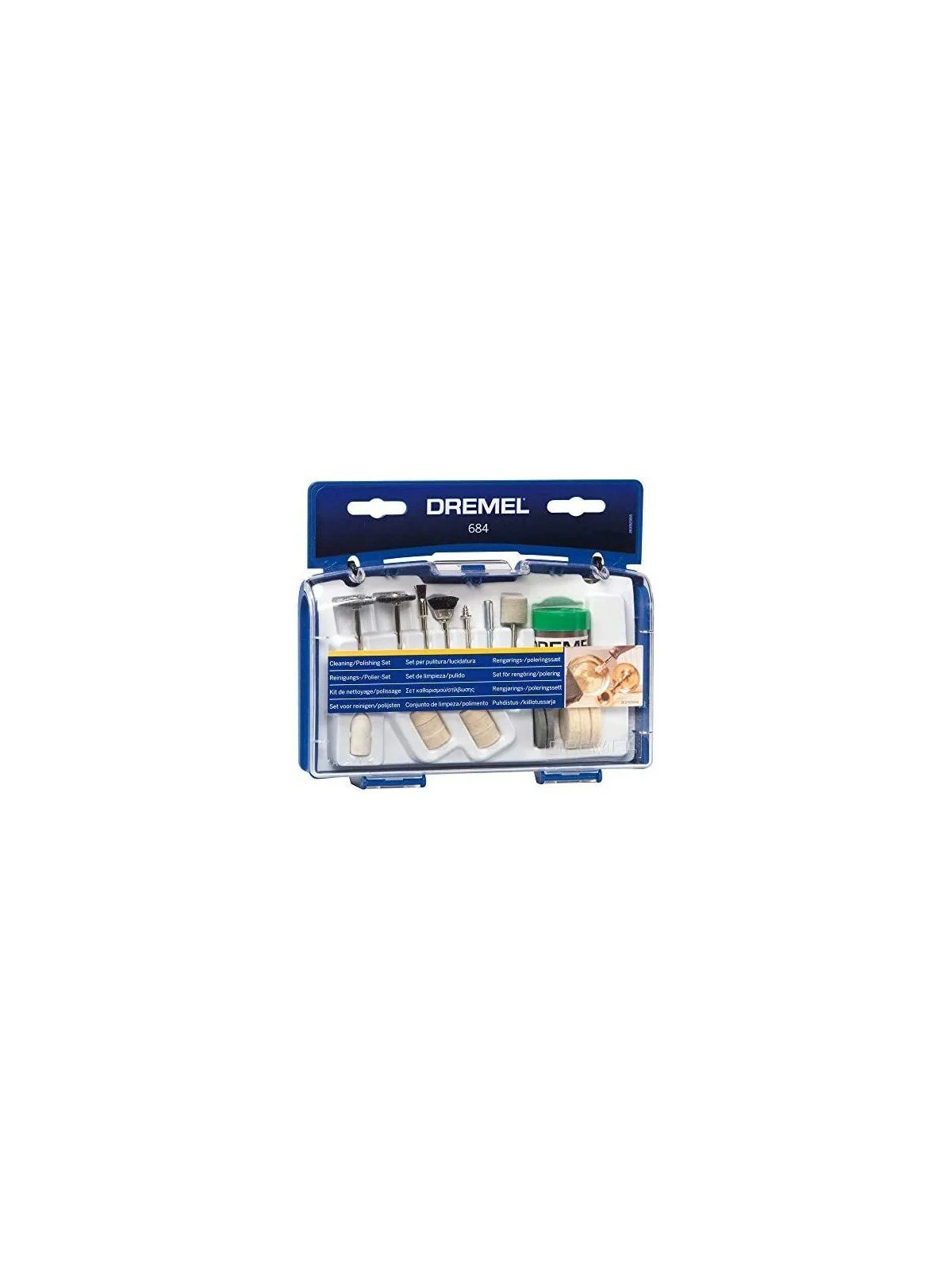 Набор для чистки и полировки DREMEL 684, 20 предметов, 26150684JA