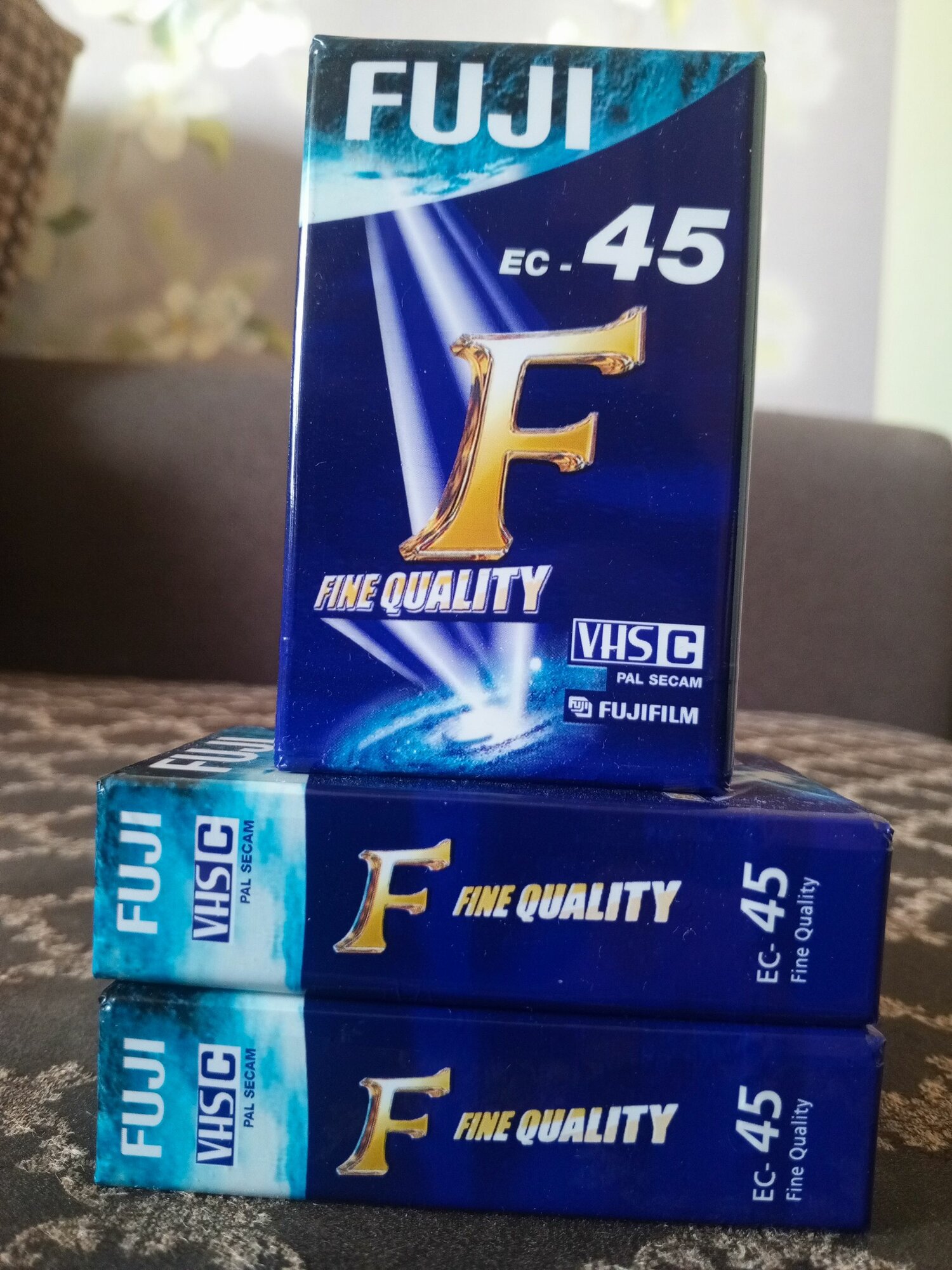 Видеокассета VHS-C Fuji F EC-45 Extra HD, , 45 минут записи