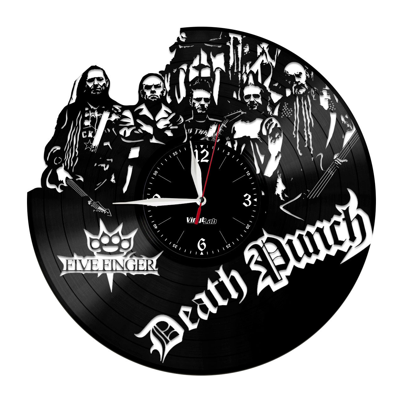 Five Finger Death Punch - настенные часы из виниловой пластинки