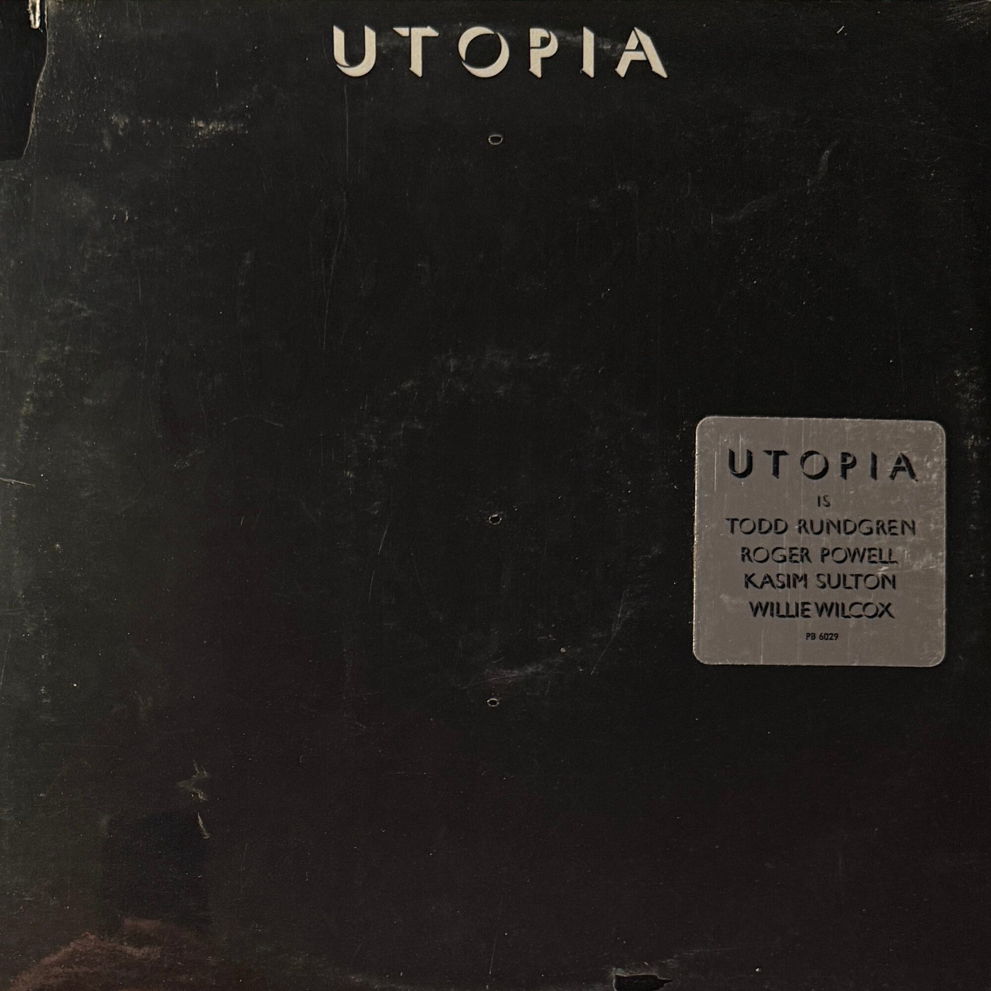 Виниловая пластинка Utopia Oblivion (Канада 1983г.)