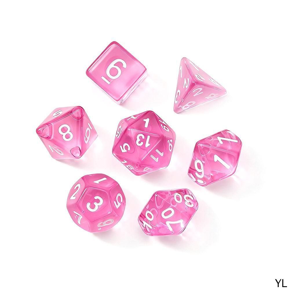 Набор игральных кубиков с мешочком для D&D, дайсы для ДНД