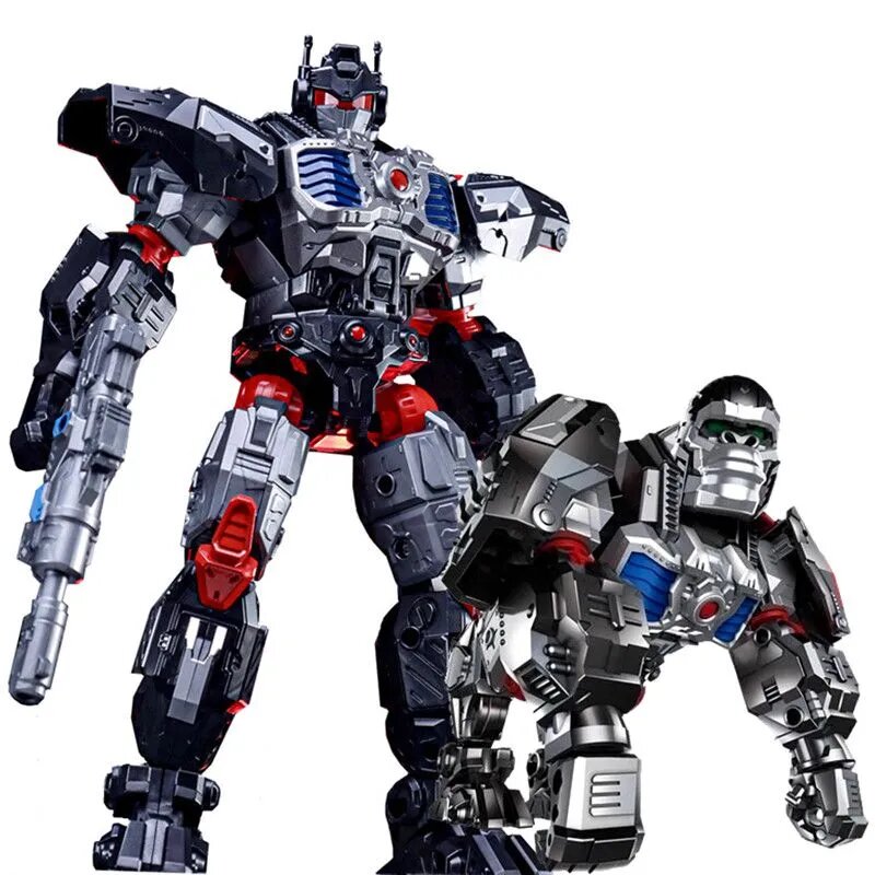 LI JIANG 23CM Робот трансформер Игрушка орангутанг леопард носорог 1620