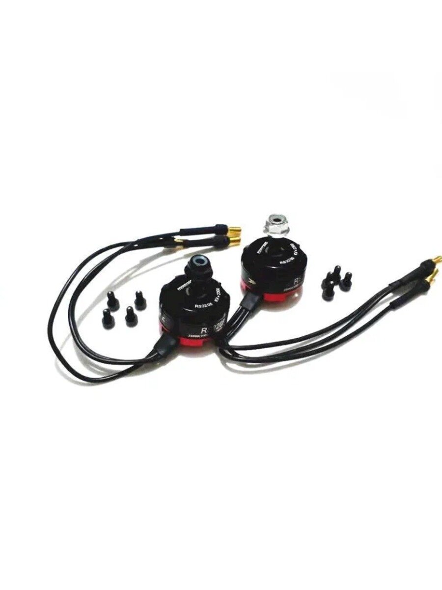RC RS2205 2205 2300KV CW CCWбесщеточный двигатель два в обратном — всего четыре