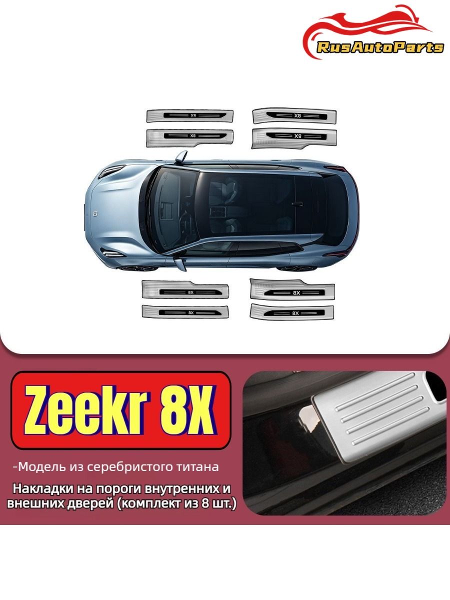Zeekr Защита внешних частей автомобиля на пороги