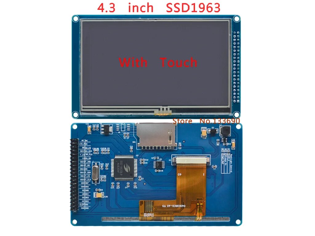 TFT ЖК-модуль 4,3 дюйма SSD1963 With Touch Display