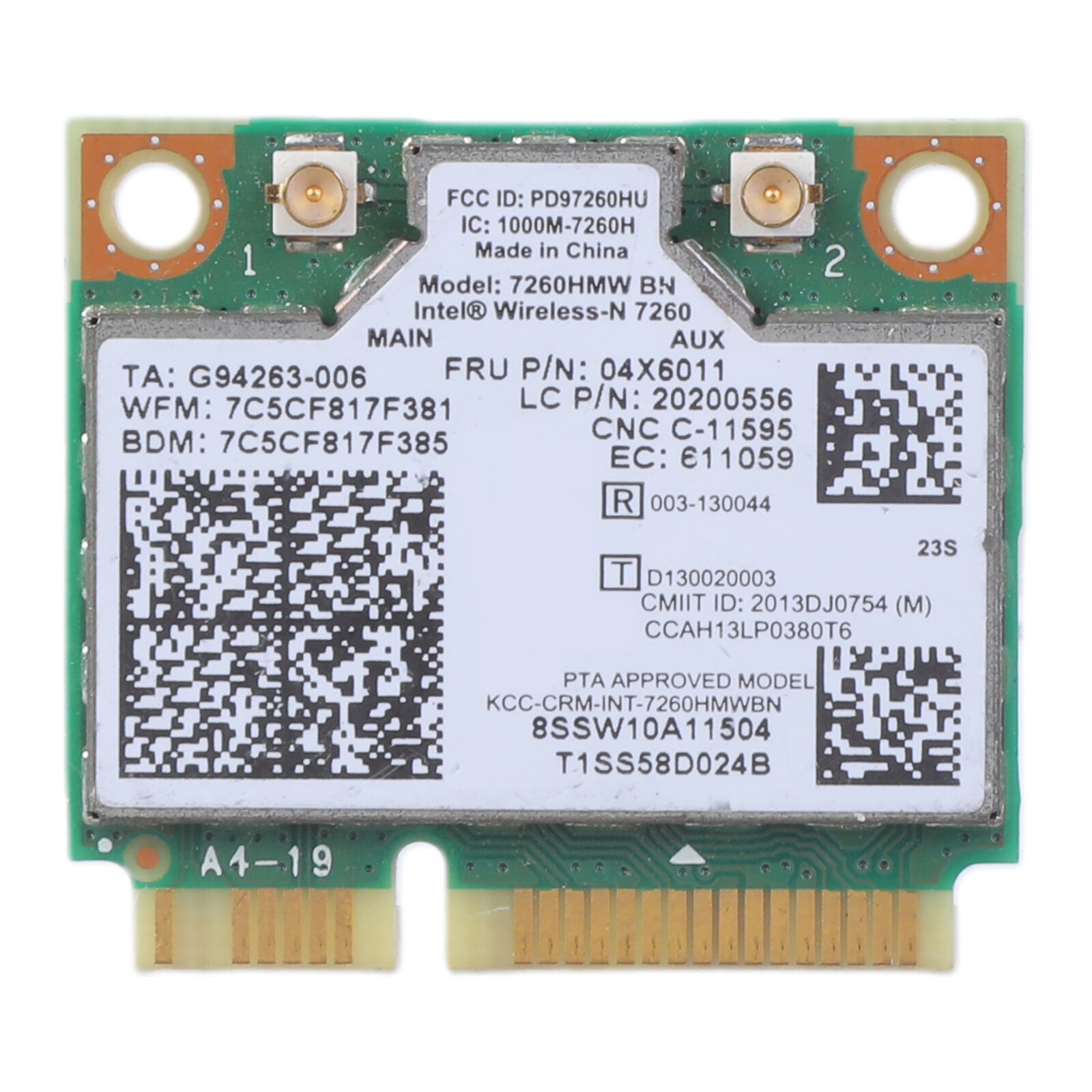 Адаптер беспроводной карты совместимый с Fru 04W3815