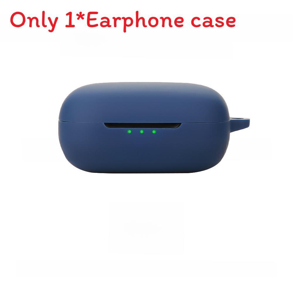 Чехол для наушников Earfun Air Pro 4 гибкий силикон с поддержкой кастомизации и защитой от падений тёмно-синий