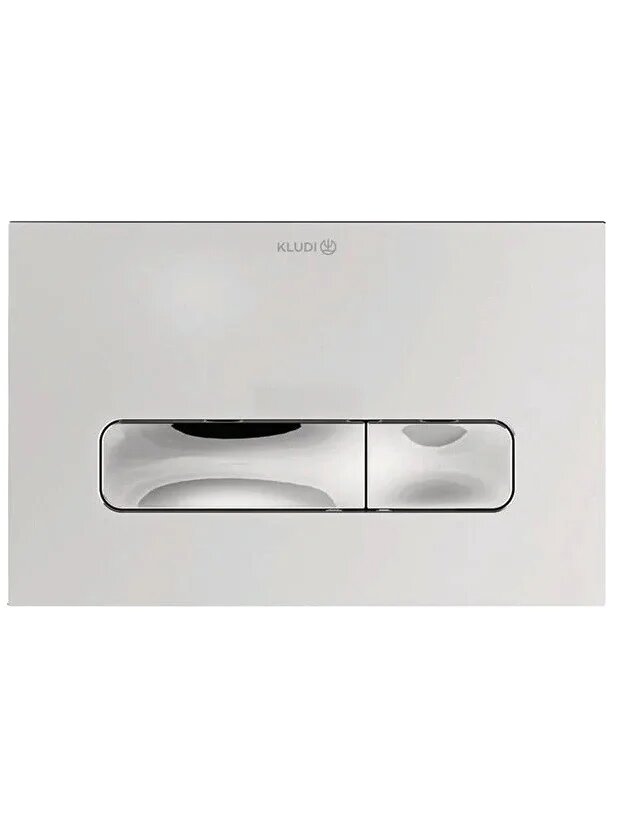 Кнопка смыва для инсталляции Kludi Unifix 30PP0105 хром, глянцевая, двойной смыв