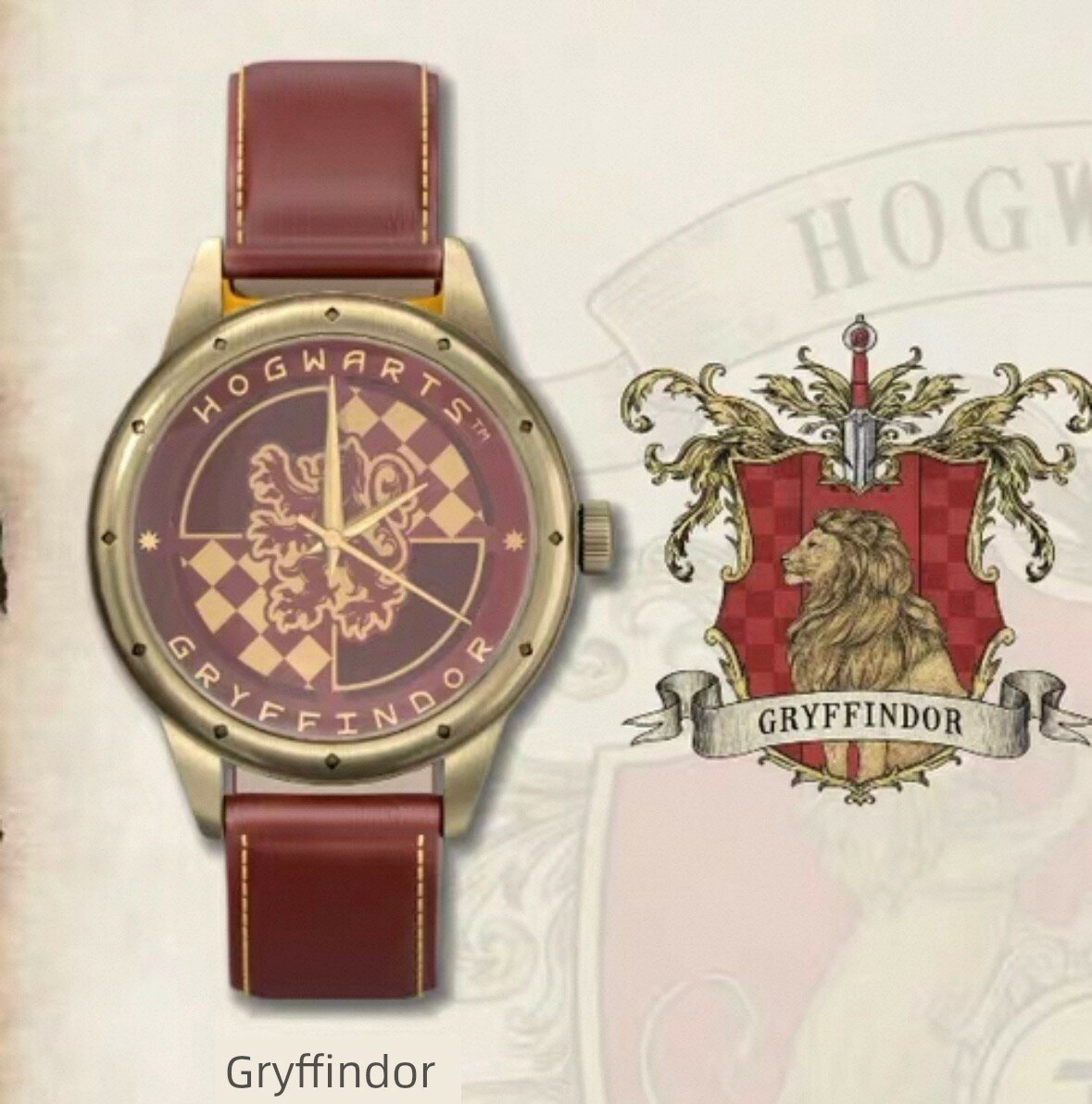 MINISO Harry Potter Серия Блайнд-бокс Часы Гриффиндор Школьный Талисман Подарок Новый Запечатанный Случайный 1