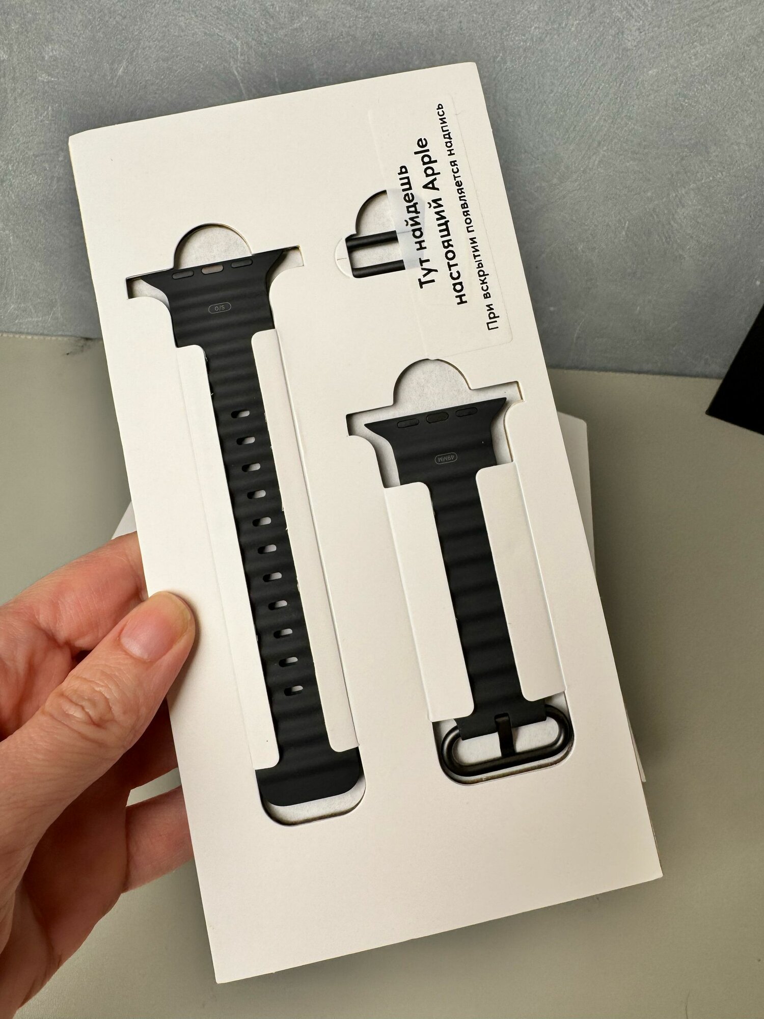 Ремешок Apple Ocean Band Black/Black Titanium (без коробки) для Apple Watch 49mm (Ultra) MYPD3ZM/A