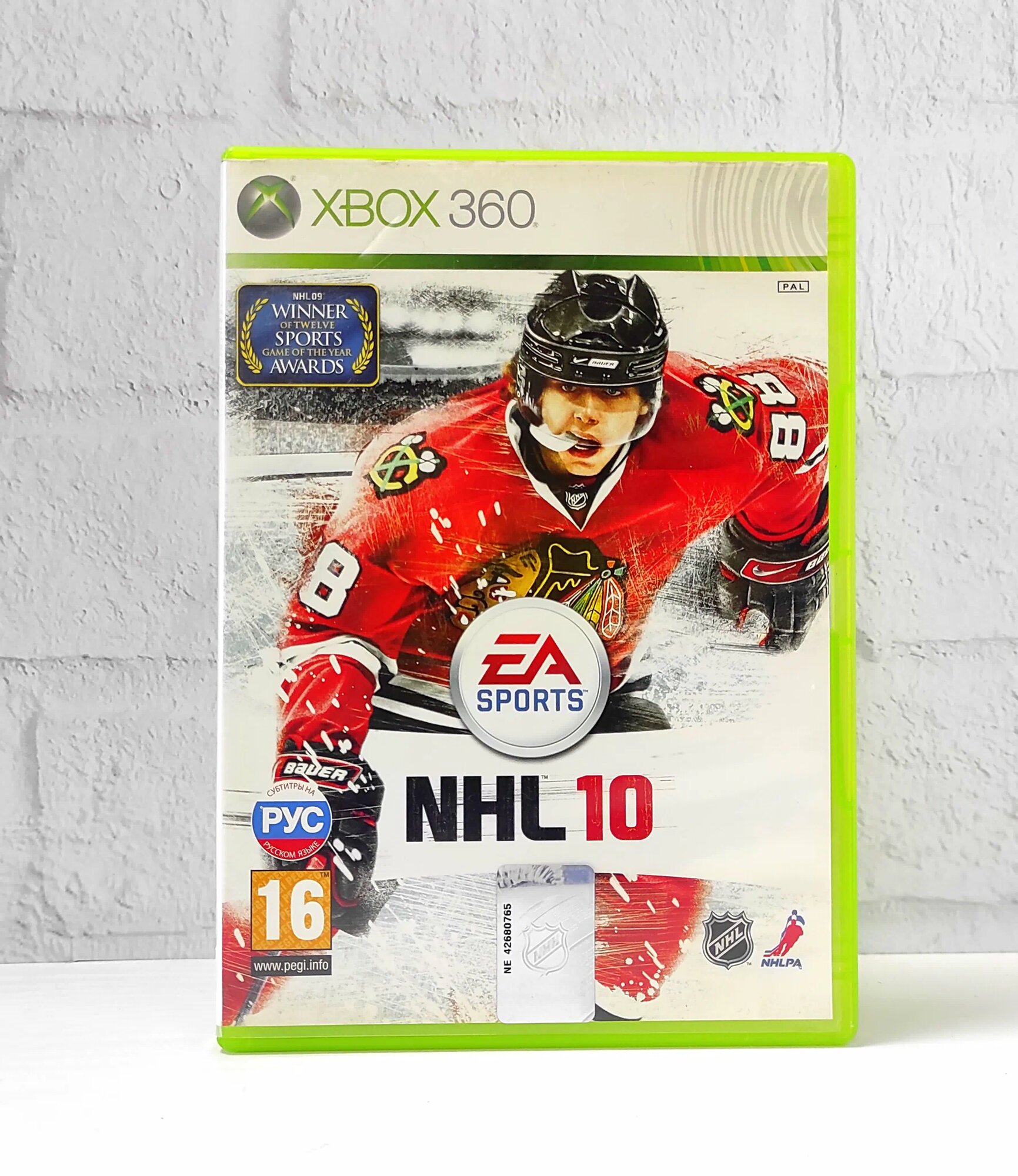 NHL 10 Русские Субтитры Видеоигра на диске Xbox 360. Товар уцененный